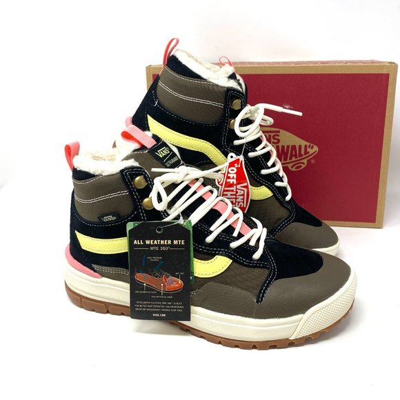 Vans | Shoes | Vans Exo Hi Mte High Top Boots Winter Hiking Black Sb ...